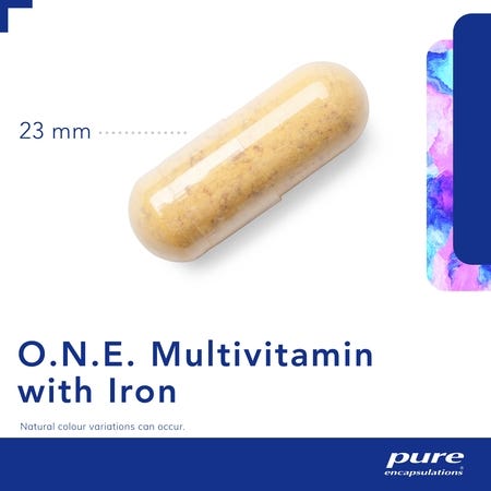 O.N.E. Multivitamin with Iron | Pure Encapsulations | Pure ...